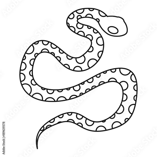 Python snake icon, outline style - Buy this stock vector and explore ... Python snake icon, outline style - Buy this stock vector and explore ...