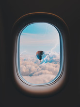 Balloons View Through Window Free Stock Photo - Public Domain Pictures