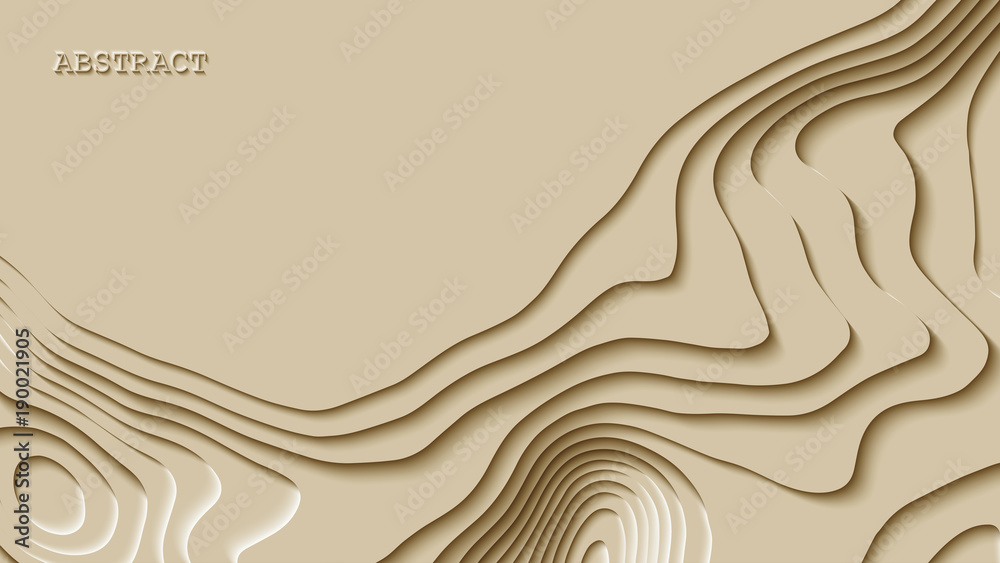Mountain hiking. Map line of topography. Vector abstract topographic ...