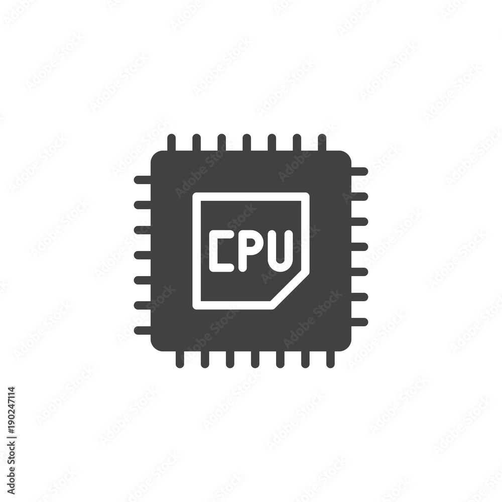 Computer Processor Logo Premium Vector | Processor Logo Icon