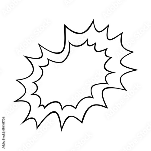 Pop art comic bang template. Stock Vector | Adobe Stock
