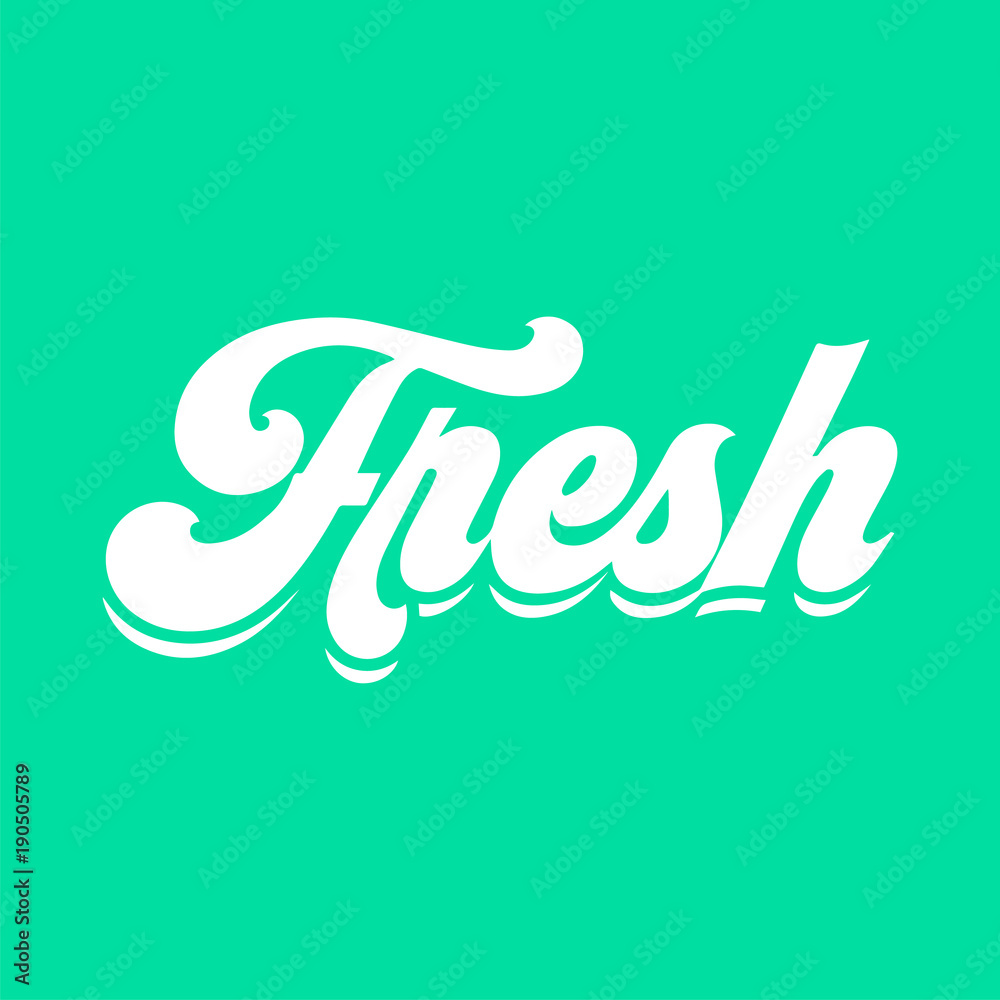 Fresh Logo. Company Logo with word Fresh. Letter F. Creative Logo ...