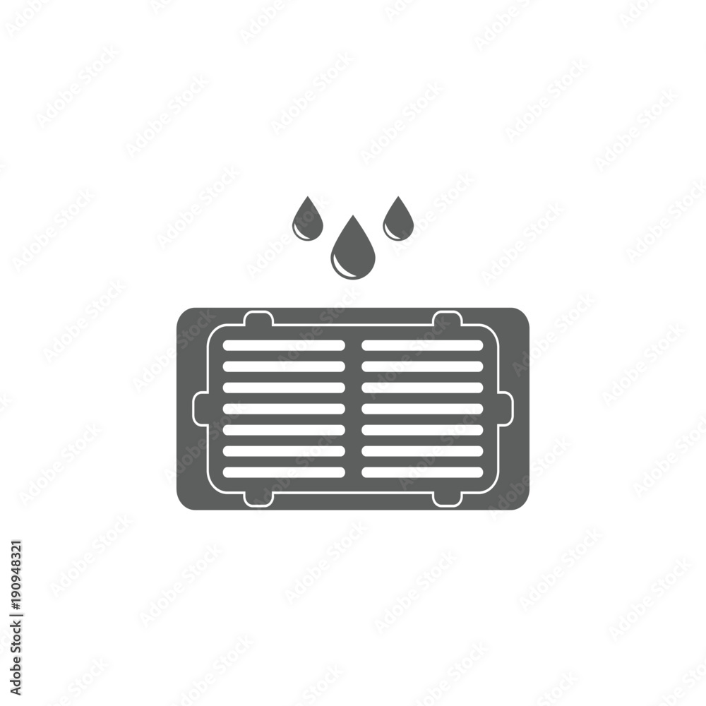 road gutter icon. Elements of plumber icon. Premium quality graphic ...