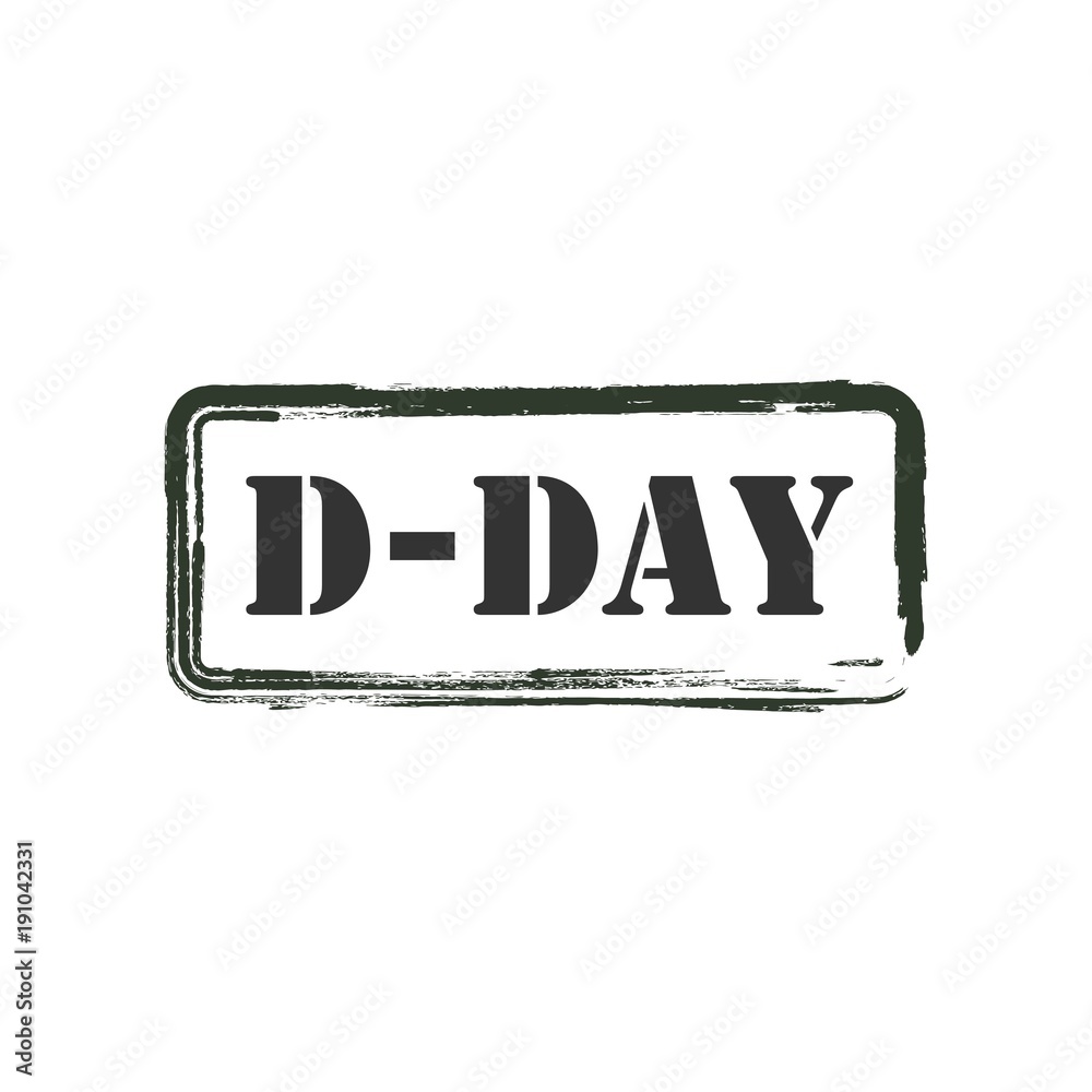 D-Day Logo Vector Template Design Stock Vector | Adobe Stock