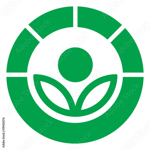 The Radura symbol, used to show a food has been treated with ionizing ...