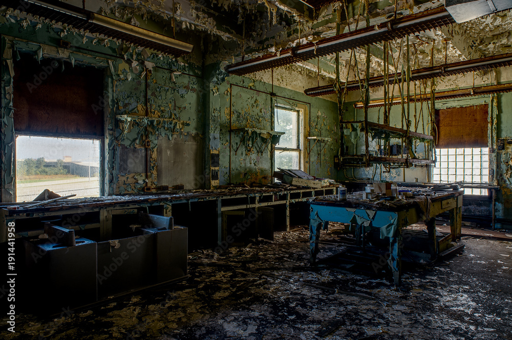 Derelict Laboratory - Abandoned Universal Atlas Cement Company - Gary ...