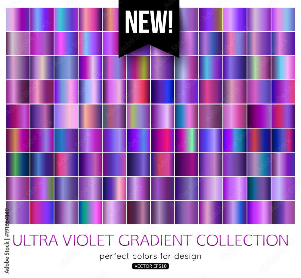 Praca wektorowa bez tantiem: Trend Purple metal gradients collection ...