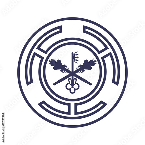 Goddess Hecate also known as triple goddess Crone or Trivia vector ...