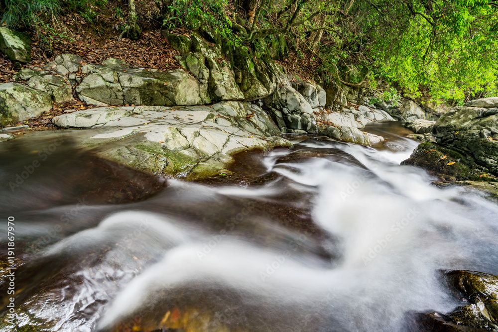 Photo Stock Waterfalls and cascades in Queensland’s Springbrook ...