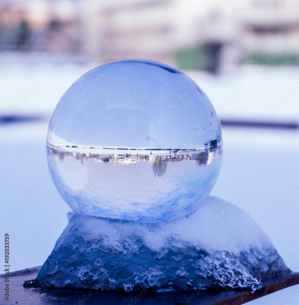 A crystal ball, also known as an orbuculum, is a crystal or glass ball ...