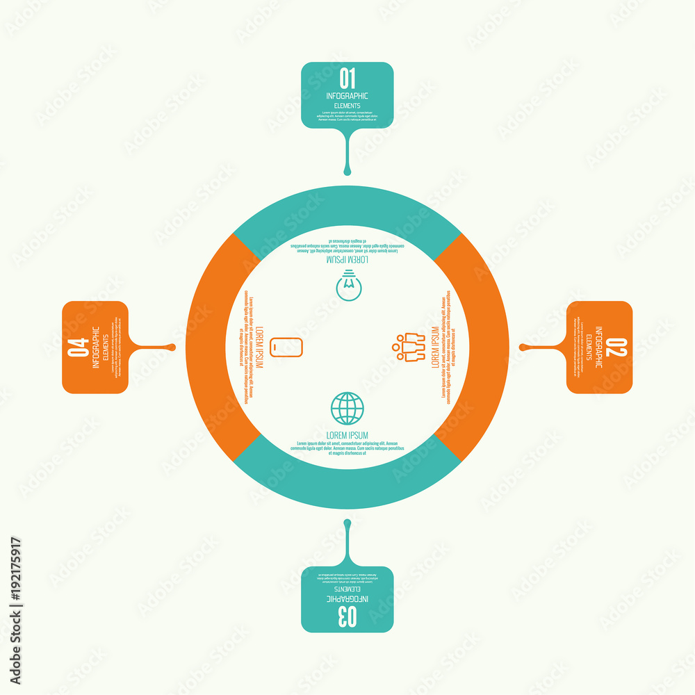 Comparative chart with banner for presentation, informative forms ...