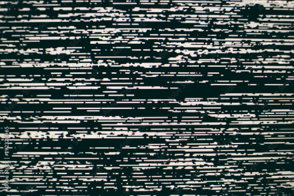 Analog Static Screen Background Stock Photo | Adobe Stock