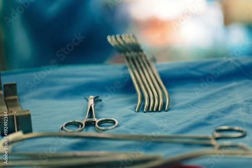 Team of surgeons in hospital operating room. Ready for cardiovascular ...