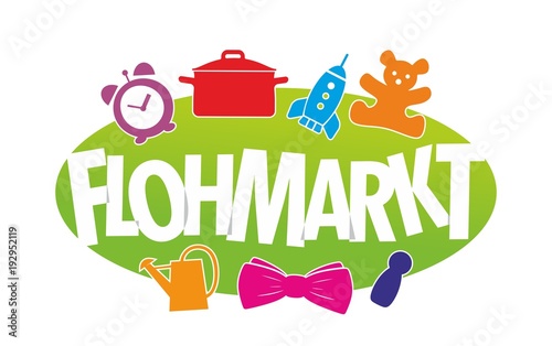 Flohmarkt1902c – Stock-Vektorgrafik | Adobe Stock