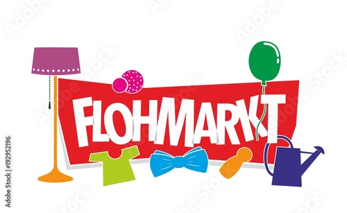 Flohmarkt1902b Stock-Vektorgrafik | Adobe Stock
