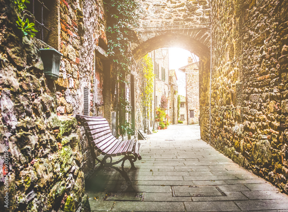 Medieval Alley Stock Photo | Adobe Stock