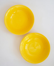 Yellow Plates Free Stock Photo - Public Domain Pictures