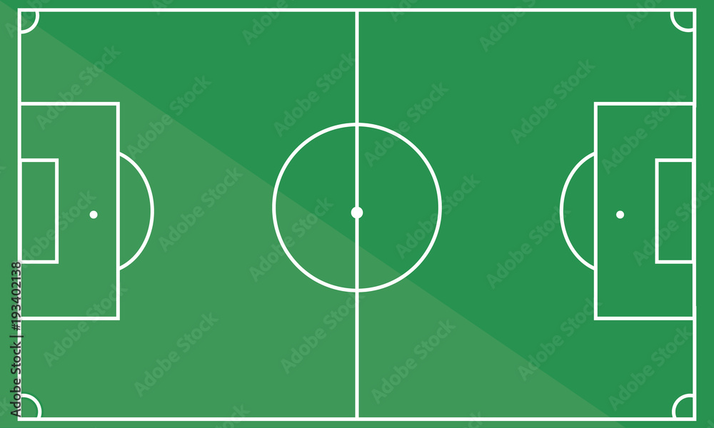 football field. soccer field. vector Stock Vector | Adobe Stock