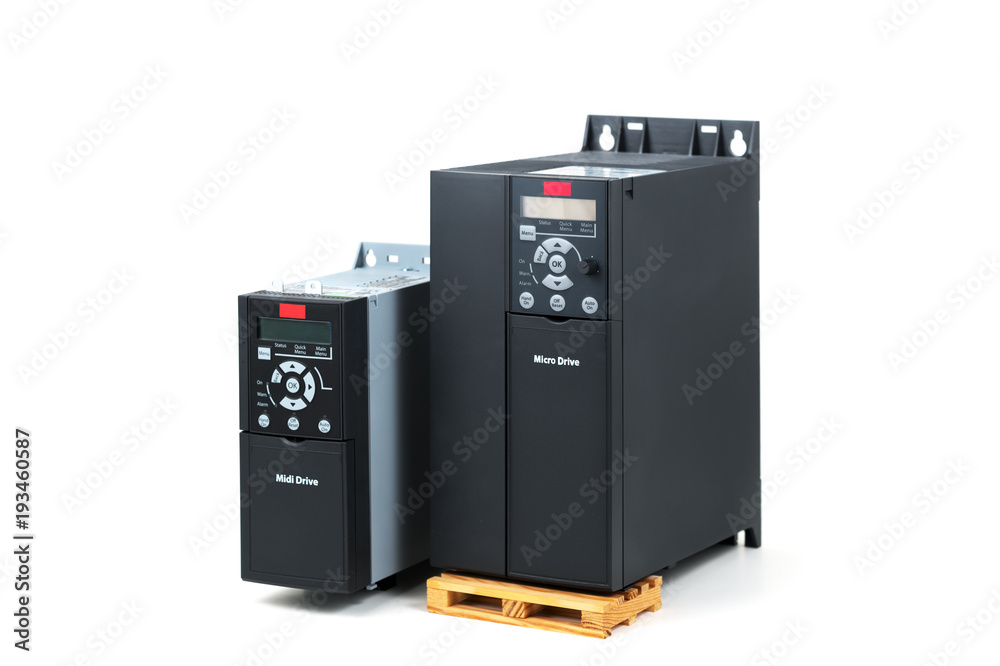 A group of two different sizes and capacities new universal inverter ...