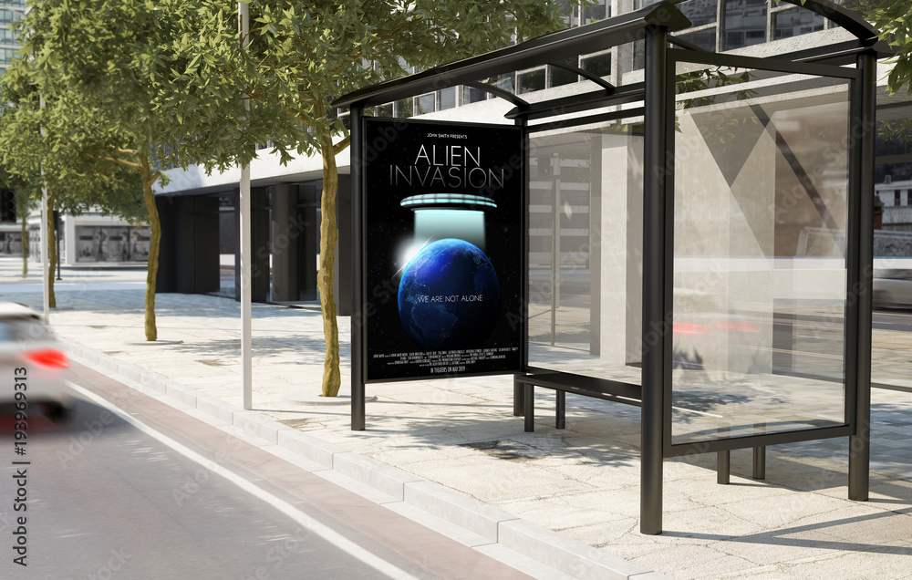 bus stop posters
