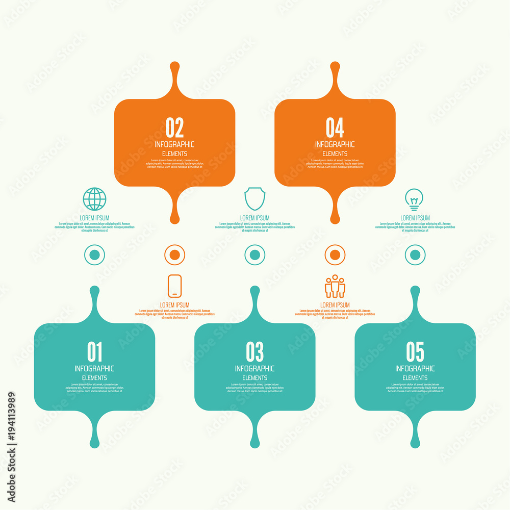 Comparative chart with banner for presentation, informative forms ...