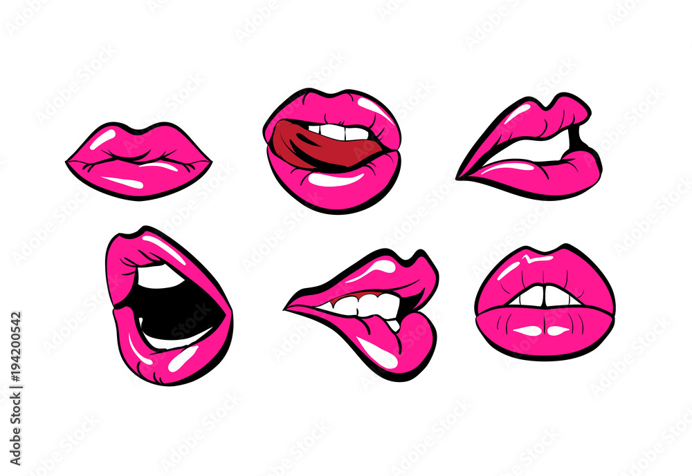 Comic Book Lips