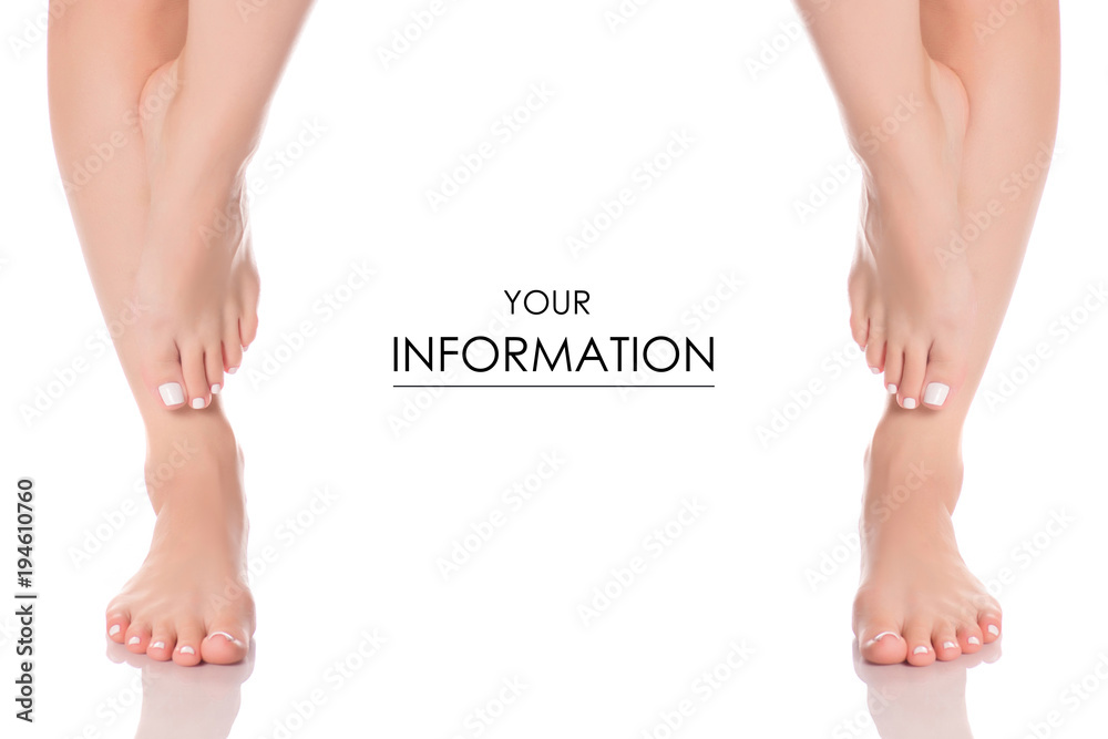 Set female feet legs heel of foot from different directions medicine ...
