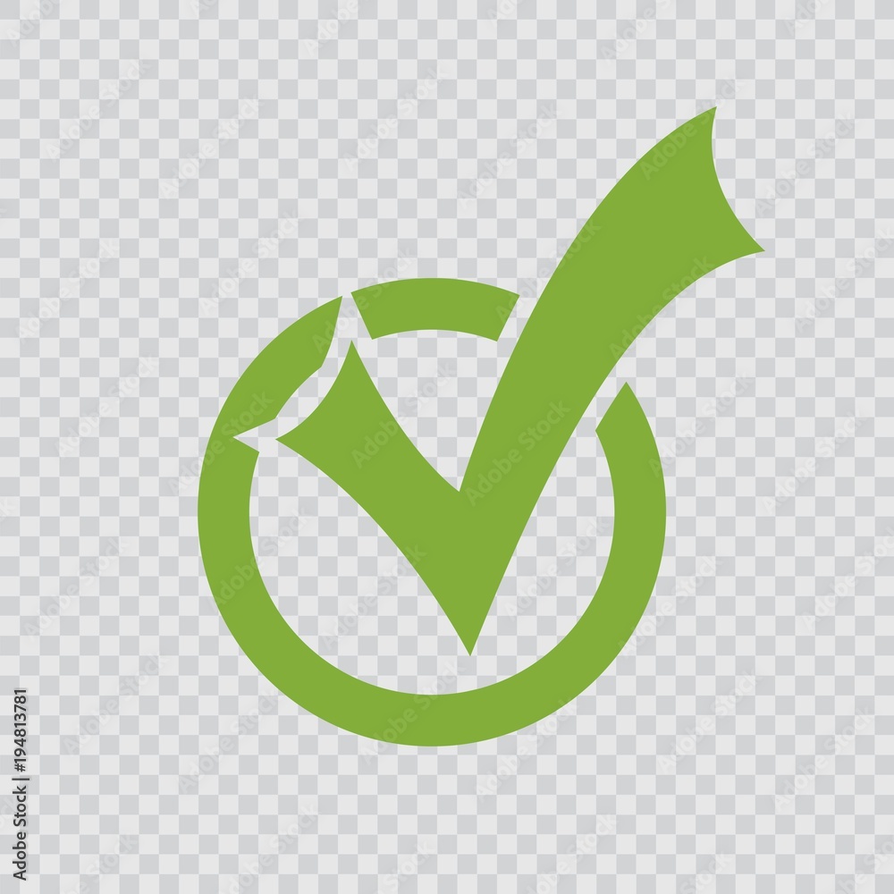 green checkmark icon. Stock Vector | Adobe Stock