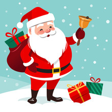 Fat Santa Cartoon Free Stock Photo - Public Domain Pictures