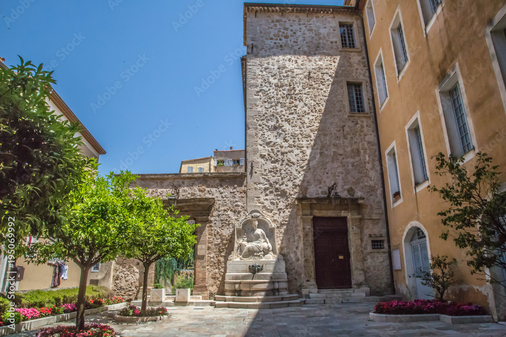 Altstadt und Sehenswürdigkeiten von Grasse, Provence, Frankreich Stock ...