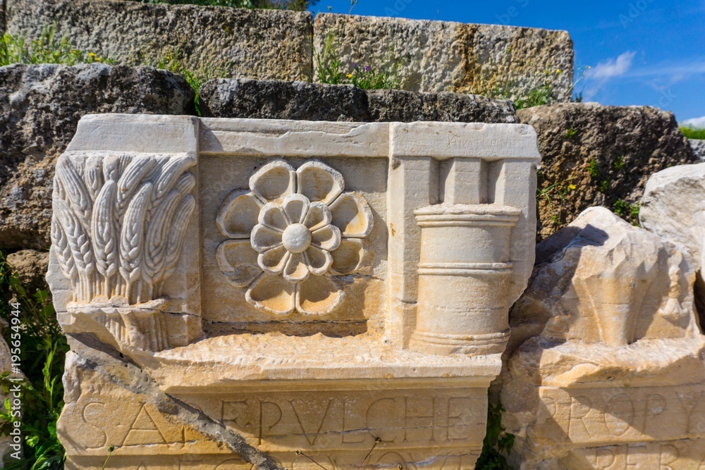 Archaeological site of Eleusis (Eleusina). Roman sculptures. The Roman ...