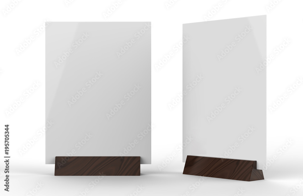 Clear plastic and acrylic table talkers promotional upright menu table ...