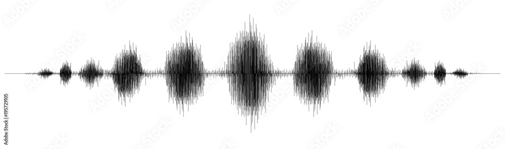 earthquake wave diagram . Seismogram of different seismic activity ...