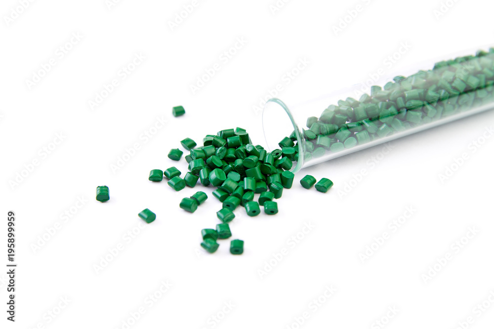 Photo Stock Plastic pallets . Plastic raw materials in granules for ...