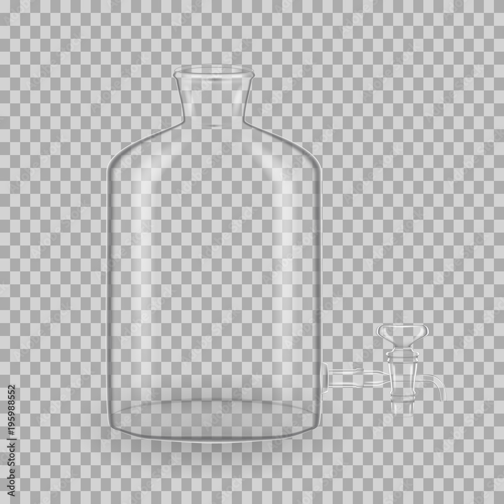 Scientific glassware, test tubes. Realistic templates, layouts, mockup ...