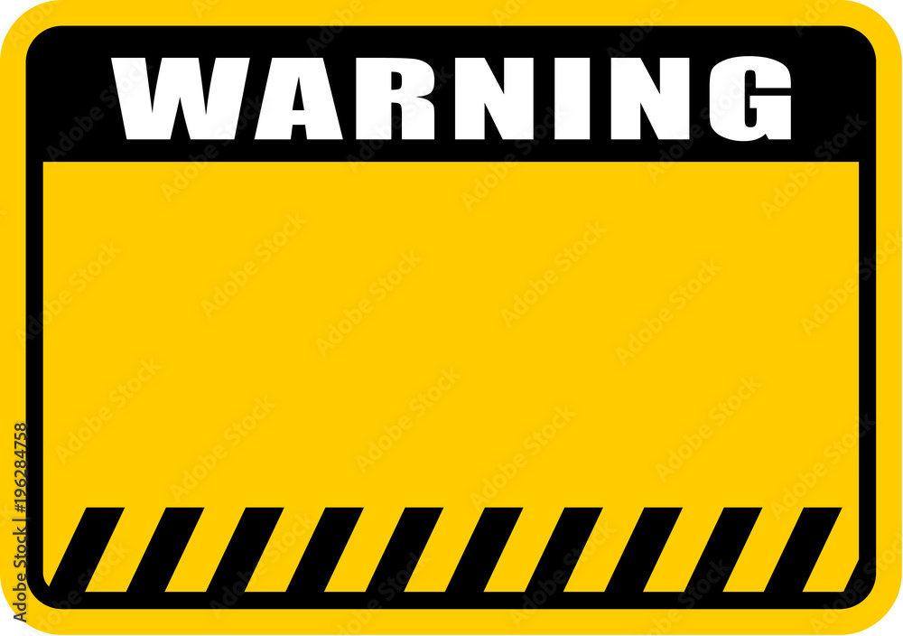 warning, sign Stock Illustration | Adobe Stock