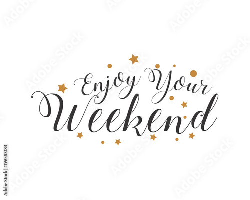 enjoy weekend typography typeface typeset logotype alphabet image ...