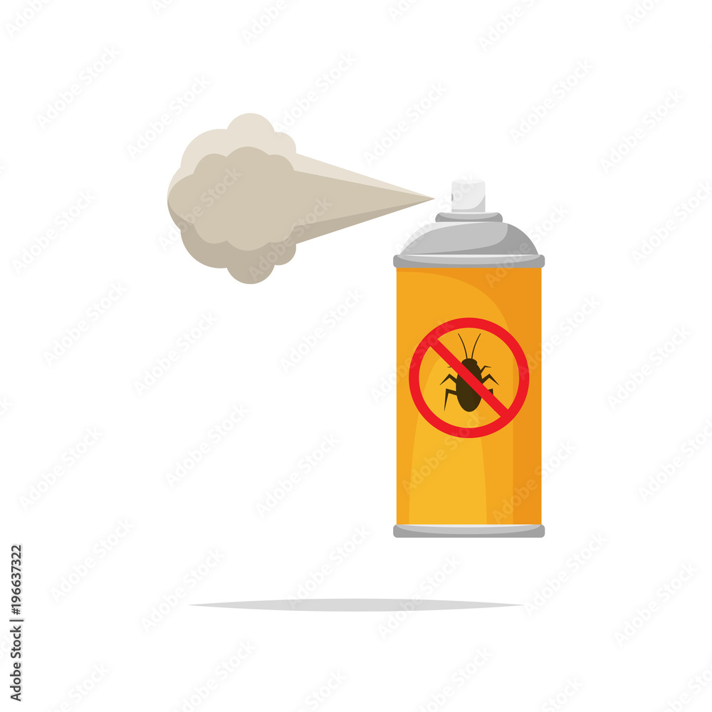 Bug repellent spray vector illustration Stock Vector | Adobe Stock