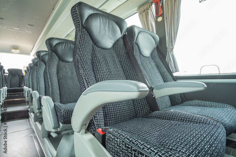 Luxury Bus & Coach interior views Stock Photo | Adobe Stock