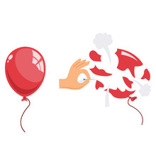 Balloon Purple Clip Art Free Stock Photo - Public Domain Pictures