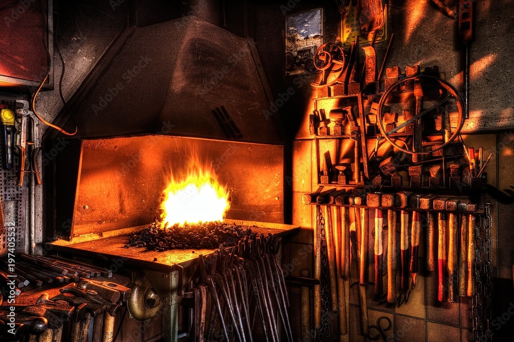 Stock-Foto „Small Forge still in Use“ | Adobe Stock