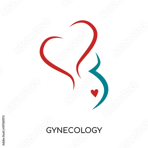 gynecology logo isolated on white background for your web, mobile and ...