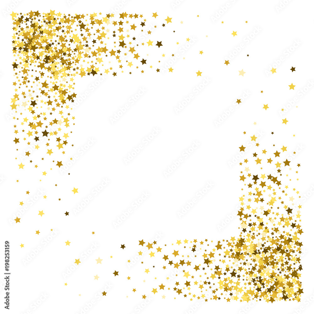 Frame or border of stars Stock Vector | Adobe Stock