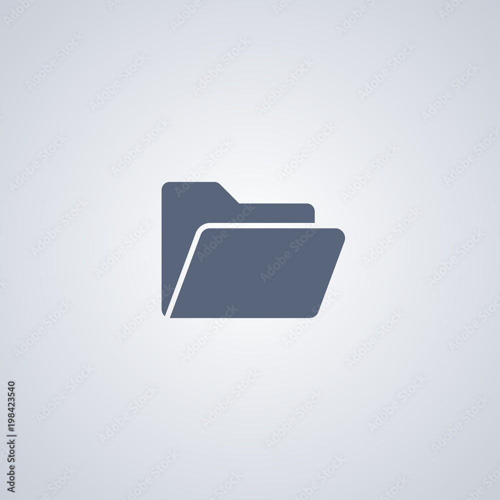 Organization icon, folder icon Stock Vector | Adobe Stock