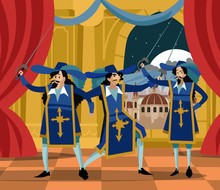 Three Musketeers Free Stock Photo - Public Domain Pictures