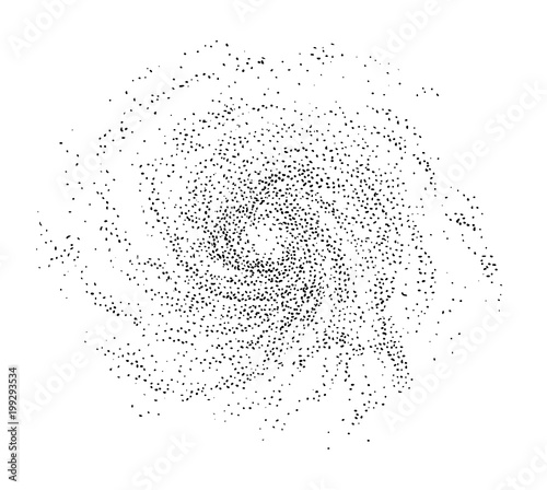 Galaxy illustration, drawing, engraving, ink, line art, vector Stock ...