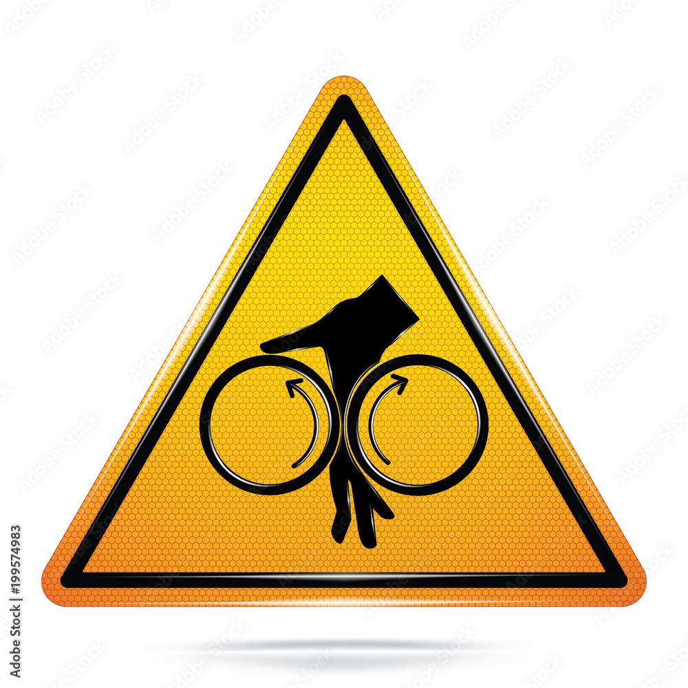 Vector and illustration of graphic style,Hand Entanglement Hazard ...