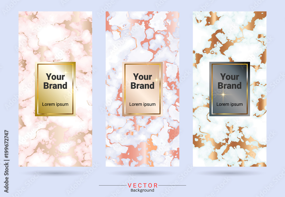 Packaging & label brands design templates, Suitable for luxury or ...