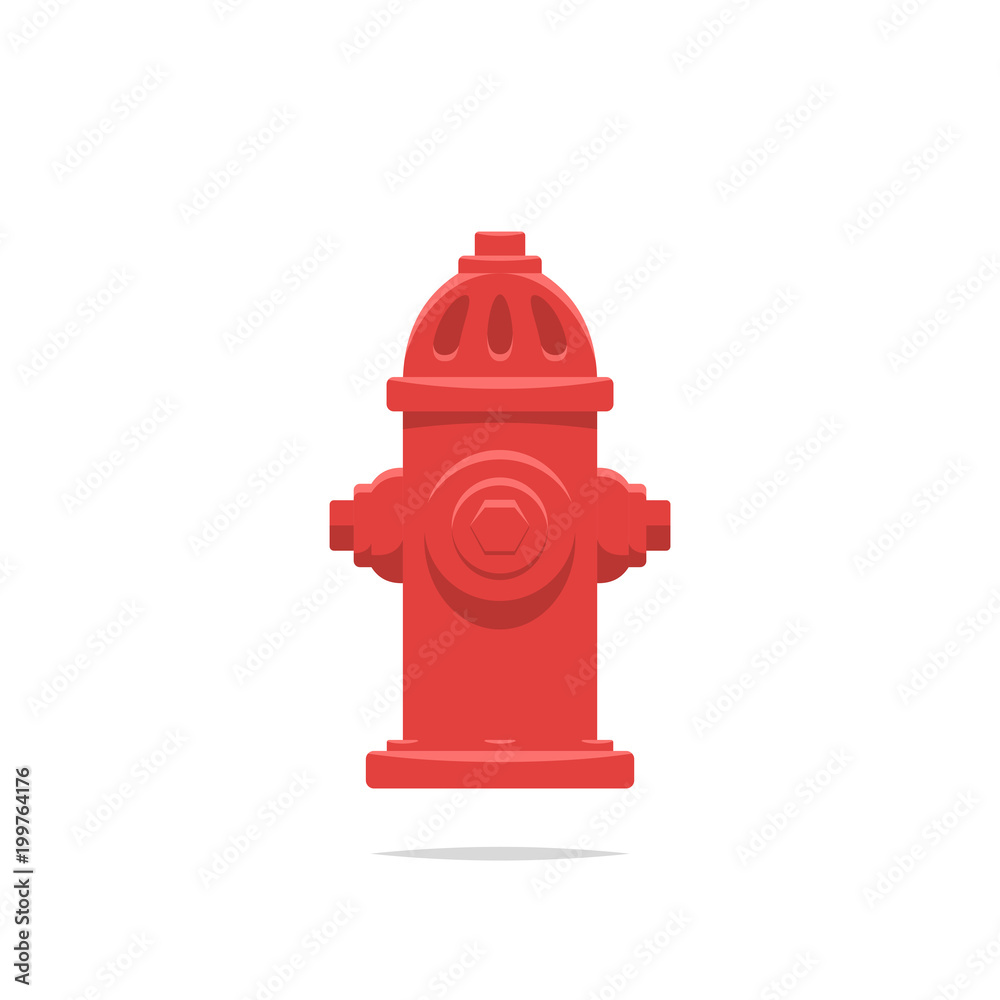 Fire hydrant vector illustration Stock Vector | Adobe Stock