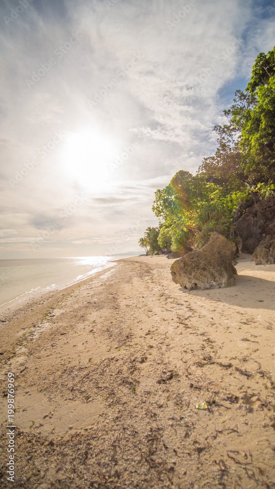 Beautiful gentle nature of the Philippines. The island of Bohol. A ...